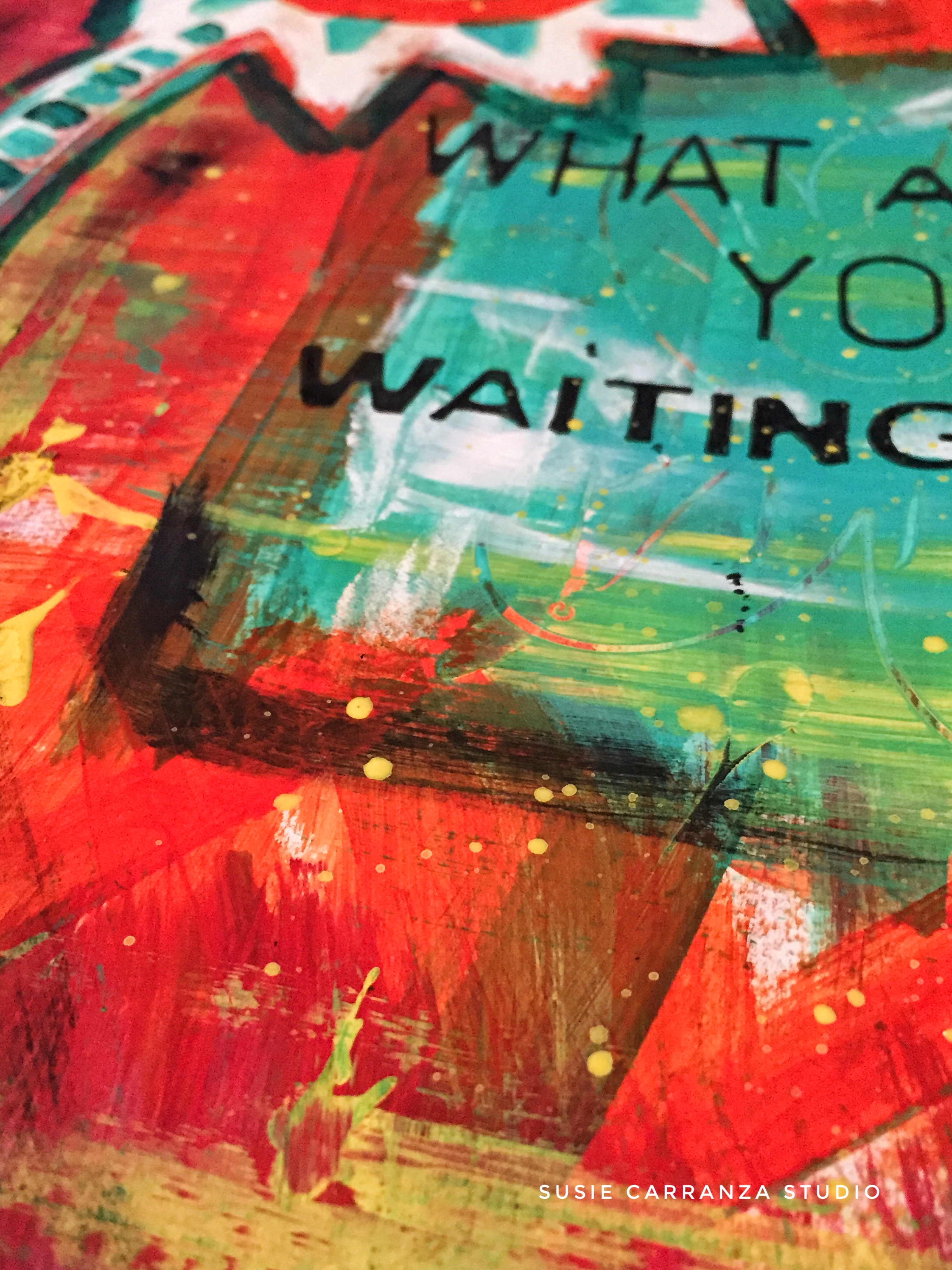 first painted pages of 2017… | susie carranza studio